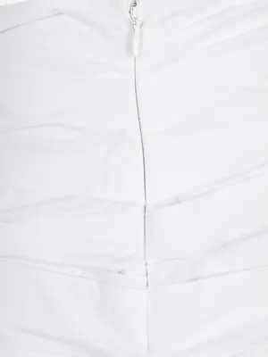 Staud Pleated Midi Skirt