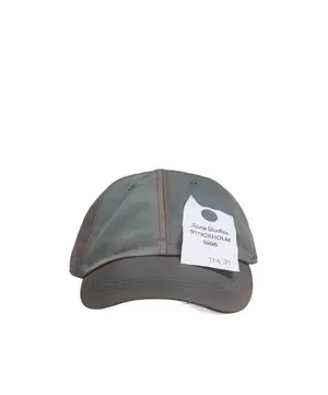 Acne Studios Logo Patch Baseball Cap - Gray