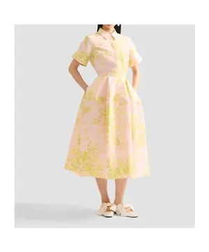 Erdem Printed Midi Skirt