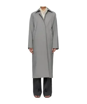 Our Legacy Capital Wool Blend Lapel Coat - Gray