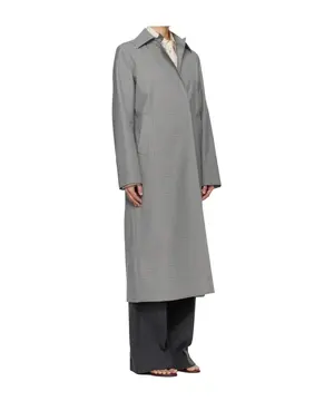 Our Legacy Capital Wool Blend Lapel Coat - Gray