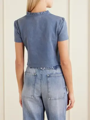 SHUSHU/TONG Short Sleeve Embroidered T-shirt