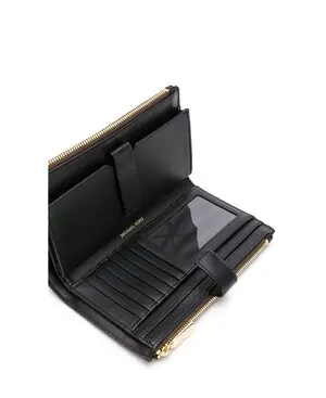Michael Kors Adele Monogrammed Clutch Bag - Brown