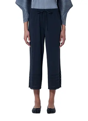 Issey Miyake Pleated Wide-leg Trousers
