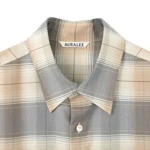 Auralee Super Light Check Shirt