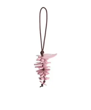 JIL SANDER Pine Cone Charm - Neon Rose