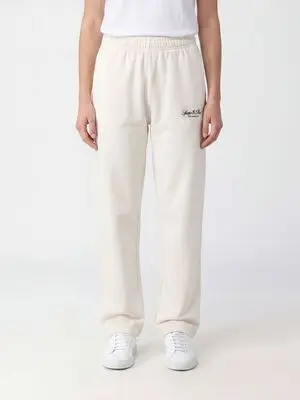 SPORTY  RICH Sporty & Rich Elastic Waist Drawstring Sports Pants