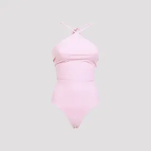 Jacquemus Halterneck One-piece Swimsuit - Pink