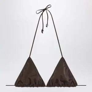 Jacquemus The Triangle Halterneck Bikini Top - Black