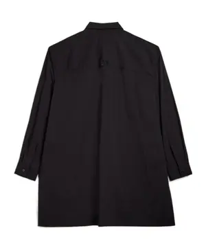 Y3 Long-sleeve Collared Shirt With Multiple Pockets - Black