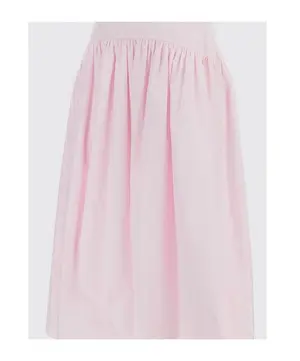 Simone Rocha Pleated Midi Skirt - Pink