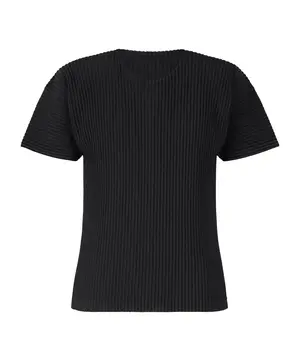 Issey Miyake Short Sleeve T-shirt - Black