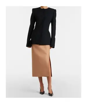 MUGLER Single-breasted Wool Jacket