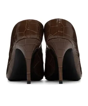 Amina Muaddi Anok Mule 90 Pointed-toe High Heels