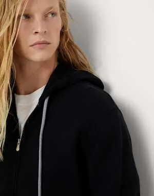 Brunello Cucinelli Zip-up Hooded Sweatshirt - Black