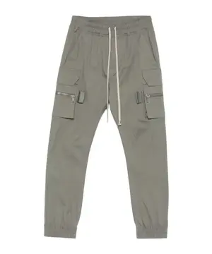 Rick Owens Cargo Pants With Drawstring Waist - Gray
