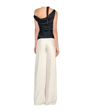 Norma Kamali Drop Shoulder Maria Top