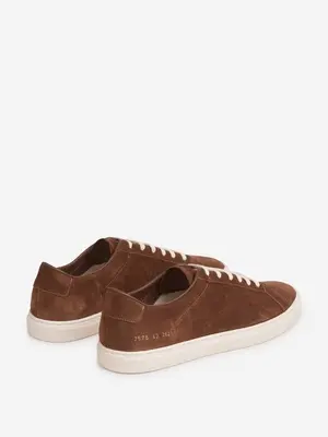 COMMON PROJECTS Lace-up Low-top Sneakers - Dark Brown