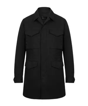 Comme Des Garçons Four-pocket Drawstring Jacket