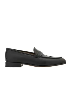 FERRAGAMO Calfskin Leather Penny Loafers