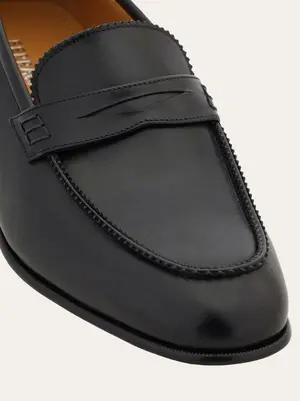 FERRAGAMO Calfskin Leather Penny Loafers