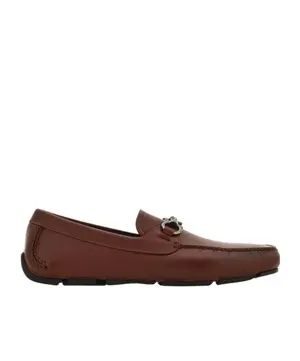 FERRAGAMO Gancini Ornament Driver - Medium Brown