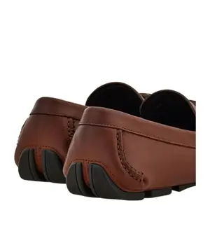 FERRAGAMO Gancini Ornament Driver - Medium Brown