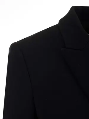 Red Valentino Double-breasted Peak Lapel Long Blazer