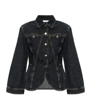 IRO PARIS Long-sleeved Denim Jacket With Metal Buttons