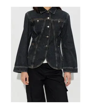 IRO PARIS Long-sleeved Denim Jacket With Metal Buttons