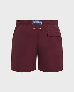 Vilebrequin Embroidered Year Of The Horse Swim Shorts - Red