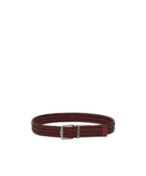 FERRAGAMO Woven Belt - Red