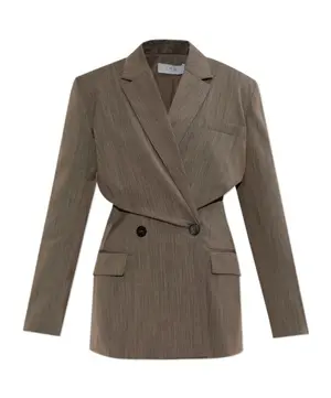 IRO PARIS Asymmetrical Double-breasted Suit Jacket