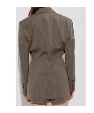 IRO PARIS Asymmetrical Double-breasted Suit Jacket