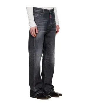 Dsquared2 Belt Loop Jeans - Black