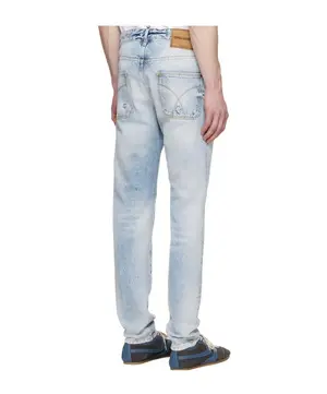 Dsquared2 Light Wash Distressed Jeans - Gray
