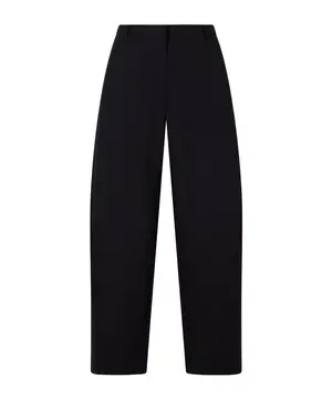 ST. AGNI Wool Wide Leg Casual Trousers