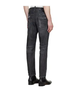 Dsquared2 Belt Loop Jeans - Black
