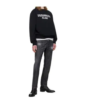 Dsquared2 Belt Loop Jeans - Black