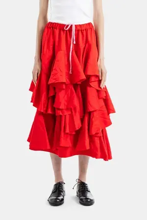 Comme Des Garcons Pull On Skirts