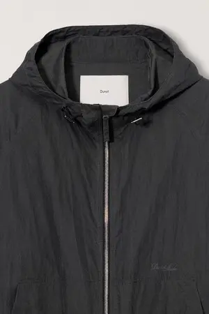 DUNST Zip-up Hooded Raglan Sleeve Jacket
