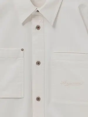 WOOYOUNGMI Floral Back Print Shirt