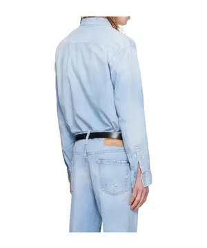 Dsquared2 Long-sleeved Denim Shirt - Blue
