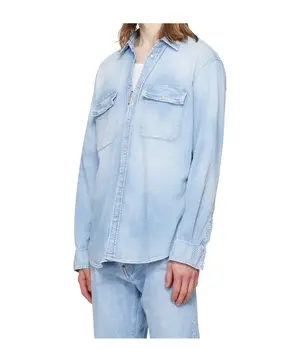 Dsquared2 Long-sleeved Denim Shirt - Blue