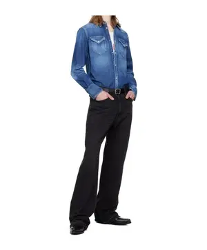 Dsquared2 Long-sleeved Denim Shirt - Blue