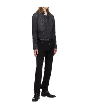 Dsquared2 Western Long-sleeved Denim Shirt