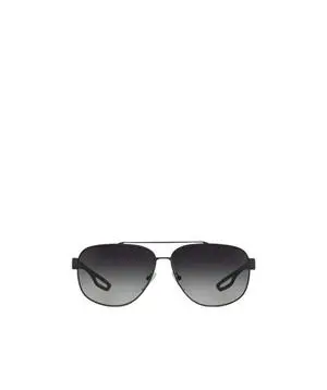 Prada Aviator Logo Sunglasses - Black