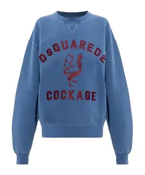 Dsquared2 Crewneck Sweatshirt With Embroidered Logo