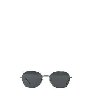 Thom Browne Geometric Frame Sunglasses - Silver