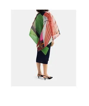 PLEATS PLEASE BY ISSEY MIYAKE Printed Shawl
